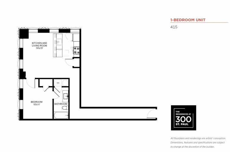 The Residences at 300 St. Paul in Baltimore, MD | PMC Property Group ...